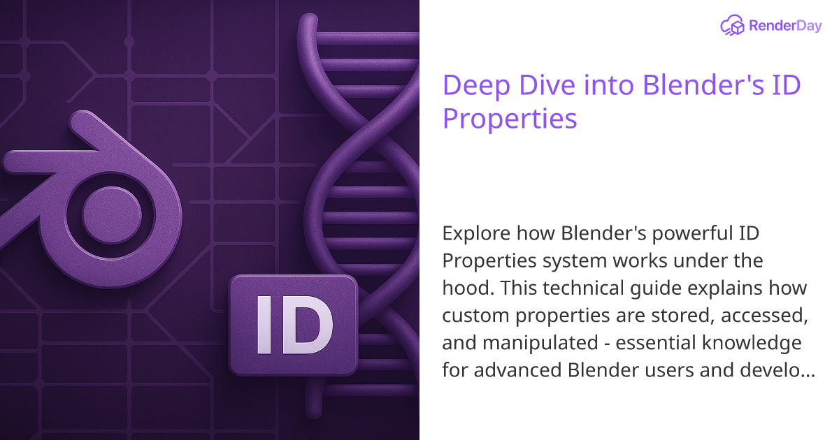 Deep Dive into Blender's ID Properties