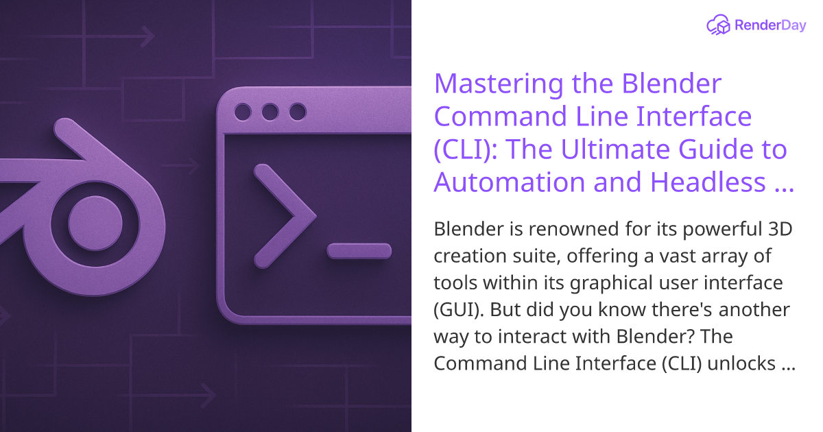 Mastering the Blender Command Line Interface (CLI): The U...